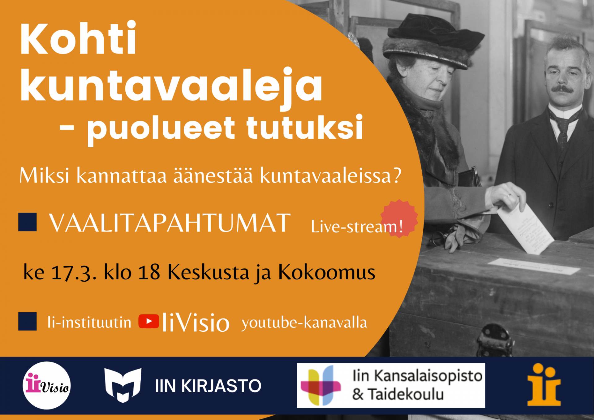 Kohti kuntavaaleja - puolueet tutuksi | Iin kunta